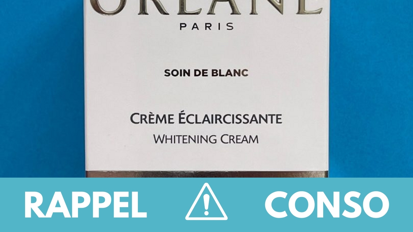 Rappel produit : Crème éclaircissante et sérum fermeté Orlane ...