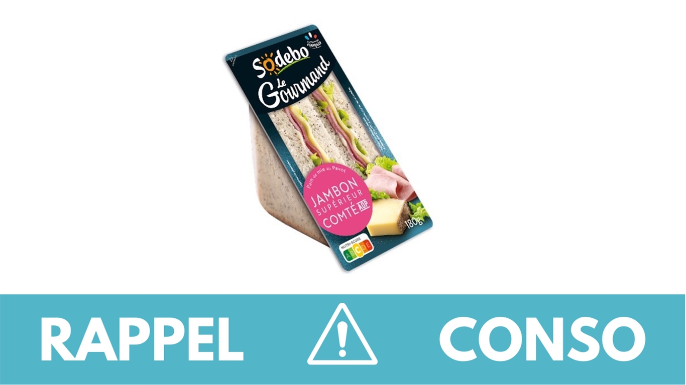 Rappel produit : Sandwich triangle Sodebo - AlloDocteurs