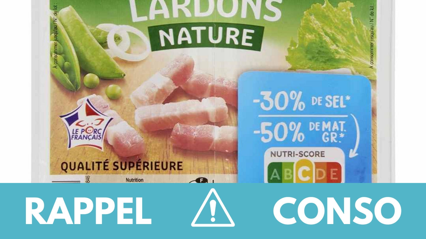 Rappel produit : Lardons nature - AlloDocteurs